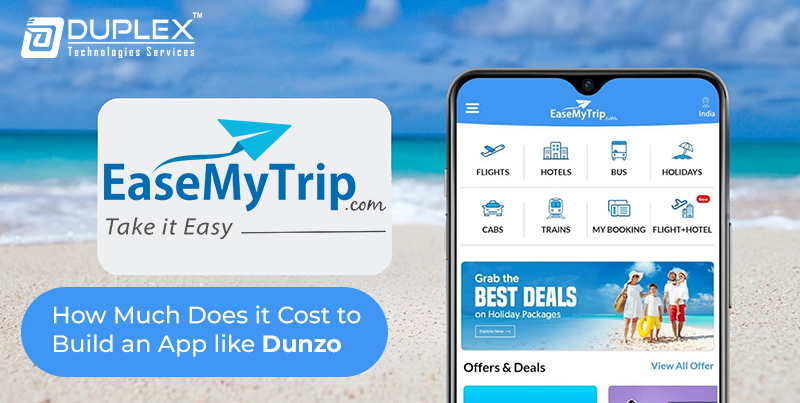 cost To build an app like EaseMyTrip Flight Booking app