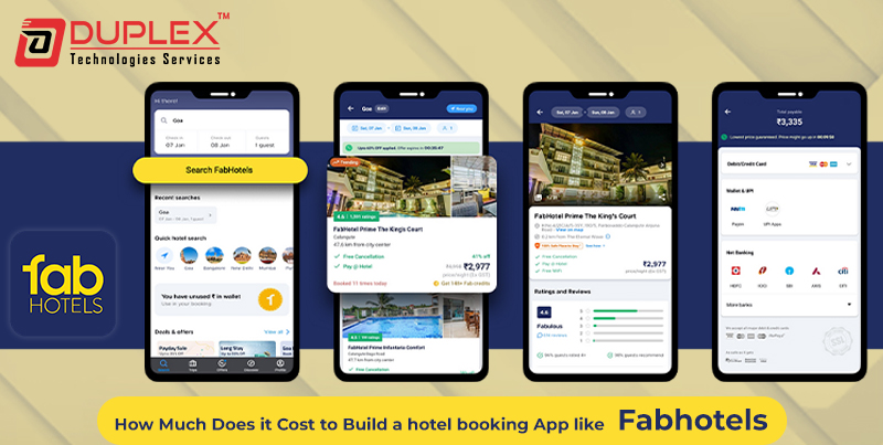 cost to build a hotel booking app like FabHotels